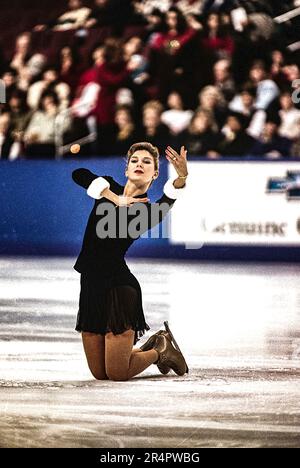 Caryn Kadavy at the 1996 USPS Pro-Am Challenge figure Skating Stock ...