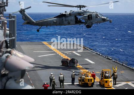 ATLANTIC OCEAN (May 27, 2023) A MH-60S Seahawk, assigned to Helicopter ...