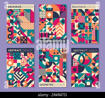 set of abstract patterns for banners, covers, textures, textiles and ...