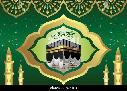 Labbayk Allaahumma labbayk, Month of Zilhajj, Arabic Calligraphy of ...