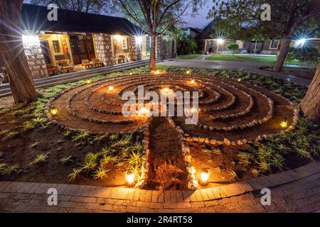Labyrinth at Onguma Bush Camp - Onguma Game Reserve, Namibia, Africa ...