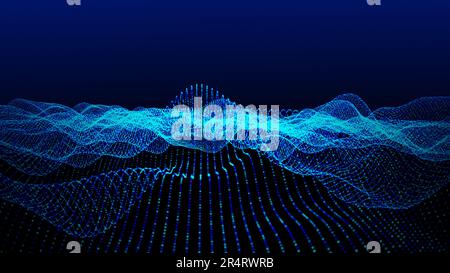 Abstracts sciense digital futuristic geometric network background. 3d ...