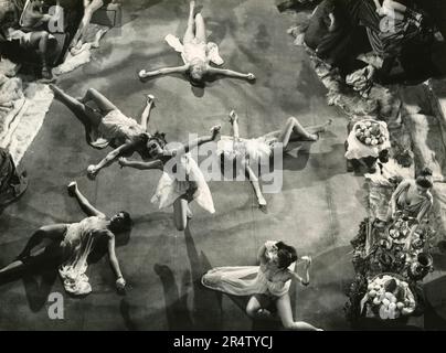 Women dancers, scene from unidentified movie, 1970s Stock Photo - Alamy