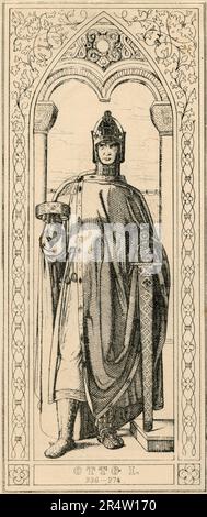 Otto I the Great, King of East Francia at the Battle of Lechfeld, 10 ...