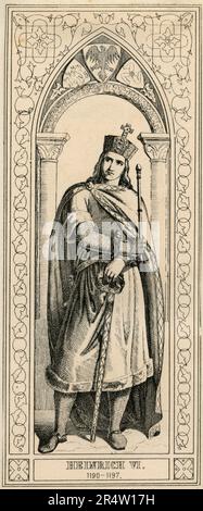 This portrait of Henry VI, Holy Roman Emperor, captures his regal ...