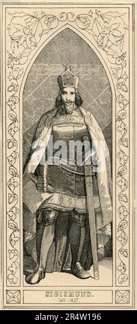 Sigismund of Luxembourg, Holy Roman Emperor from 1433 until 1437 Stock ...