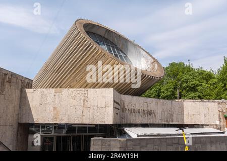 Yeritasardakan is a Yerevan Metro station. Modernist Soviet ...