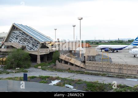 Old Yerevan airport - Terminal 1 of Zvartnots Airport Armenia. built in ...