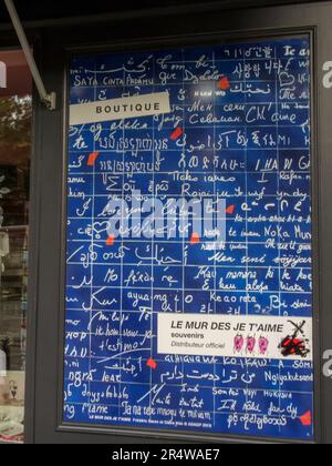 Jehan Rictus Square / park, Nr Abbesses, Paris, France Stock Photo - Alamy