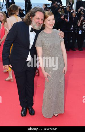 Cast members of the film 'L'été dernier': Catherine Breillat, Léa ...
