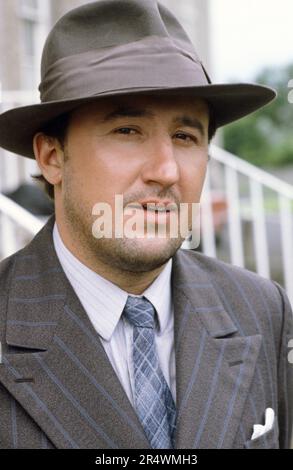 French actor Jean-François Balmer on the set of the TV film "Les amours ...
