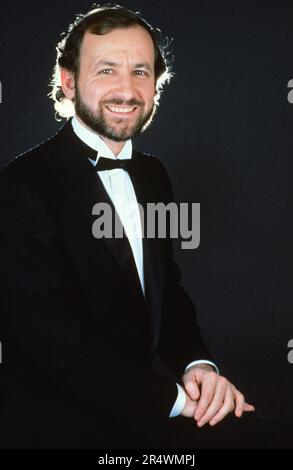 Portrait of French composer Pierre Porte, circa 1987 Stock Photo - Alamy