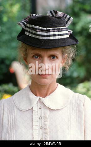 Marie-Christine Barrault on the set of the film 'Marie Curie, une femme ...
