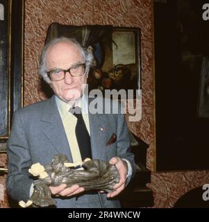 Portrait of Maurice Rheims, art historian and French academician, at ...