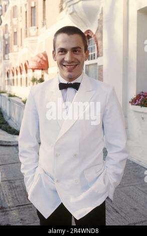 Florent Pagny on the shooting of the TV series "Le Loufiat" directed by ...