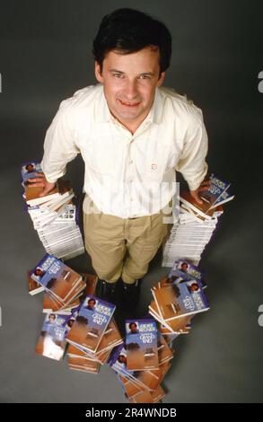 Studio portrait of Didier Régnier, presenter of the television ...