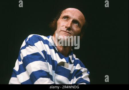 French comedian Rufus on stage at the Théâtre Antoine in Paris during ...