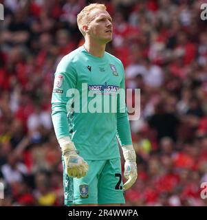 LONDON, ENGLAND - MAY 29: Sheffield Wednesday's Barry Bannan with the ...