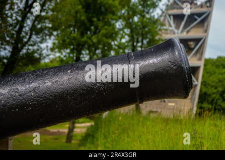 Moses Bridge Netherlands at Fort De Roovere part of the Dutch Water ...