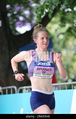 Heather WARNER (Nee Lewis) in the 20km Women at the European Race ...