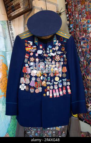 Military Medals for Sale, Buhkara, Uzbekistan Stock Photo - Alamy