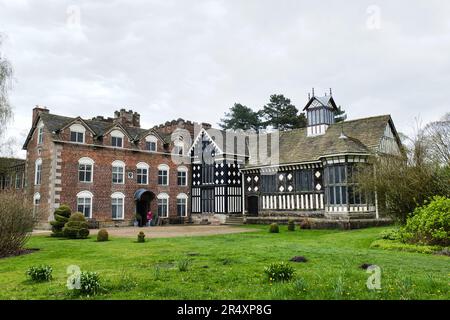 Rufford Old Hall viewed from north west Stock Photo - Alamy