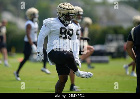 This is a 2023 photo of Khalen Saunders of the New Orleans Saints NFL ...