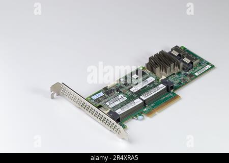 The new disk array controller card ( Raid ) with double mini sas connector in PE package Stock ...