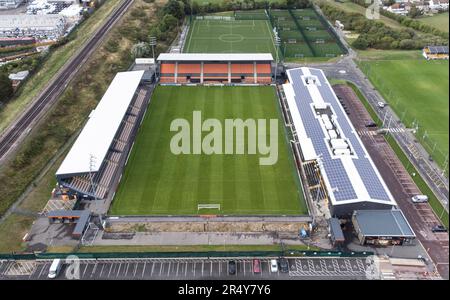 Aerial view of the Hive Stadium, home of Barnet FC Stock Photo - Alamy