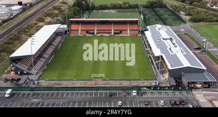 Aerial view of the Hive Stadium, home of Barnet FC Stock Photo - Alamy