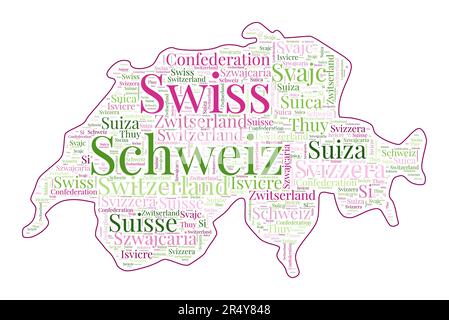 languages of switzerland map Stock Vector Image & Art - Alamy