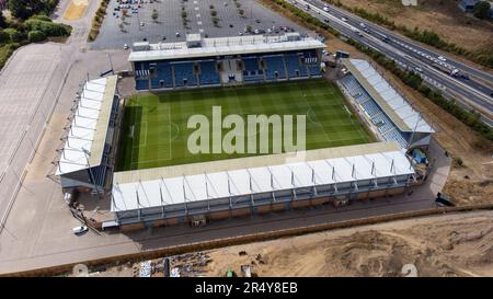 Aerial view of the Jobserve Community Stadium (for sponsorship purposes ...