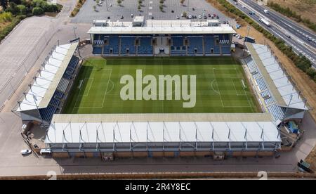 Aerial view of the Jobserve Community Stadium (for sponsorship purposes ...