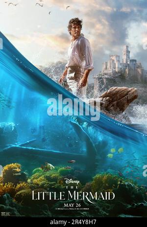 THE LITTLE MERMAID, US advance poster, Halle Bailey as Ariel, 2023 ...