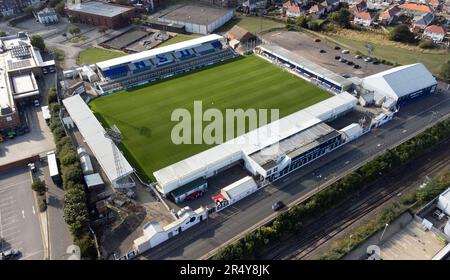 Aerial view of the Suit Direct Stadium (for sponsorship reasons), home ...