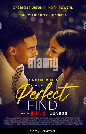 THE PERFECT FIND, from left: Gabrielle Union, Keith Powers, 2023. ph ...