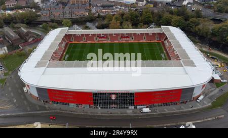 aerial view of AESSEAL New York Stadium, Rotherham United's football ...