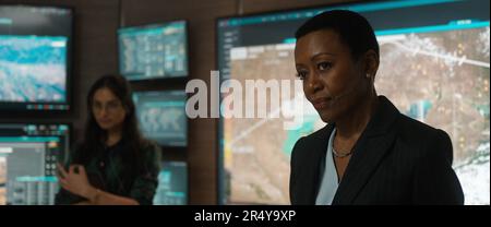 FUBAR, from left: Aparna Brielle, Milan Carter, David Chinchilla ...