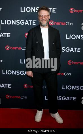 LAS VEGAS, UNITED STATES: Seth Rogen, famous movie star, at the 2024 ...