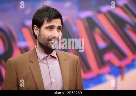 Jason Schwartzman arrives at the world premiere of "Spider-Man: Across ...
