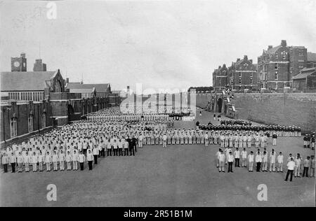 HMS Pembroke, Royal Naval Barracks, Chatham Dockyard, Kent Stock Photo ...