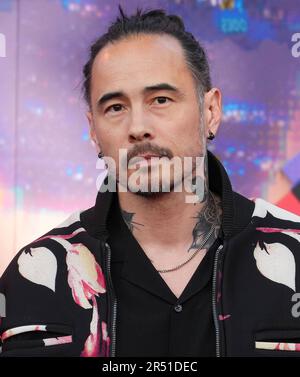 David Callahan arrives at the Sony Pictures Animation's SPIDER-MAN ...