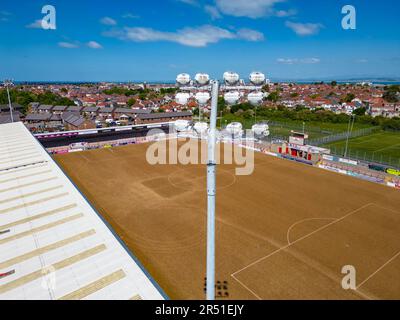 The Mazuma Stadium Off season Morecambe football club by Drone 2023 ...