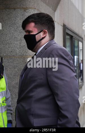 Jacob Crimi-Appleby arrives at the Old Bailey in central London, where ...