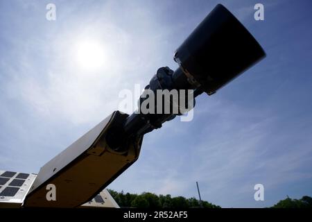 Todendorf, Germany. 31st May, 2023. A gun of the Mantis (Modular ...