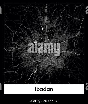 City Map Ibadan Nigeria Africa vector illustration Stock Vector Image ...