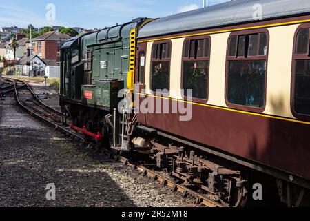 Class 08 Diesel Locomotive, BR Green Livery Stock Photo - Alamy