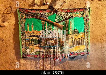 Interior of traditional beehive mud house, mud houses, mud hut, Harran ...
