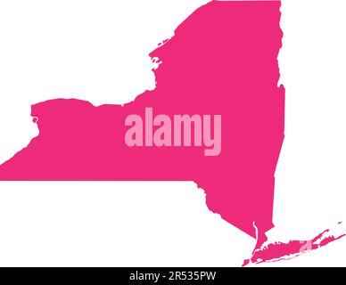 PINK CMYK color map of NEW MEXICO, USA Stock Vector Image & Art - Alamy
