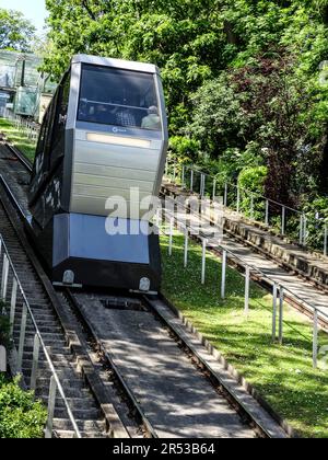 The Funiculaire de Montmartre up to the Basilica, Sacré Coeur de ...